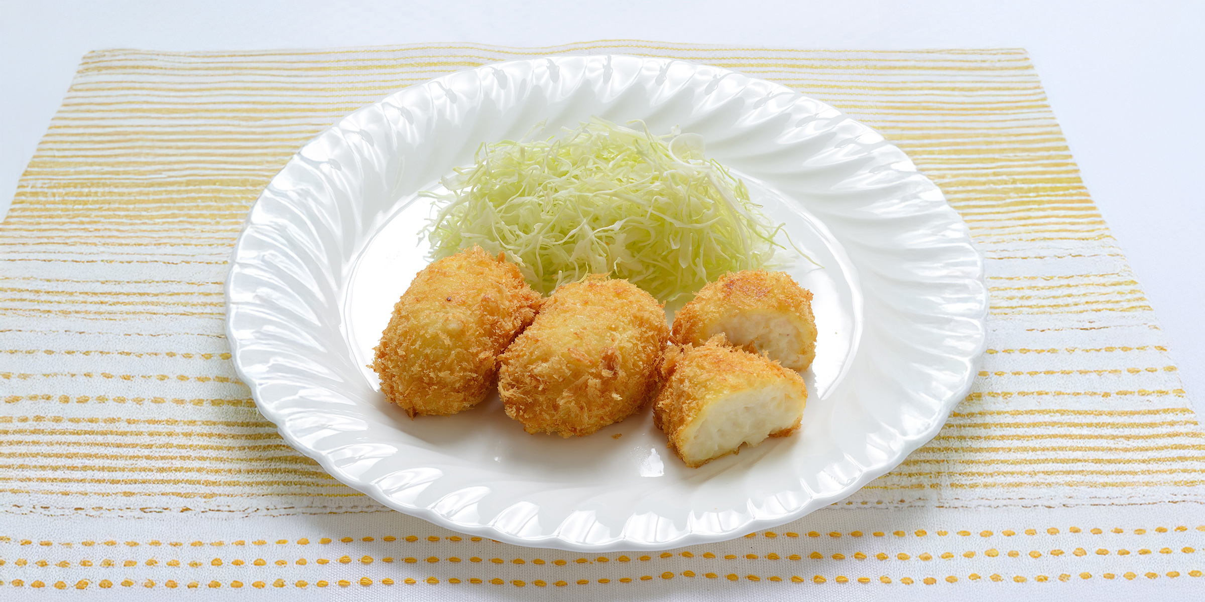 Rice Flour Crab Cream Croquettes | Japan Rice